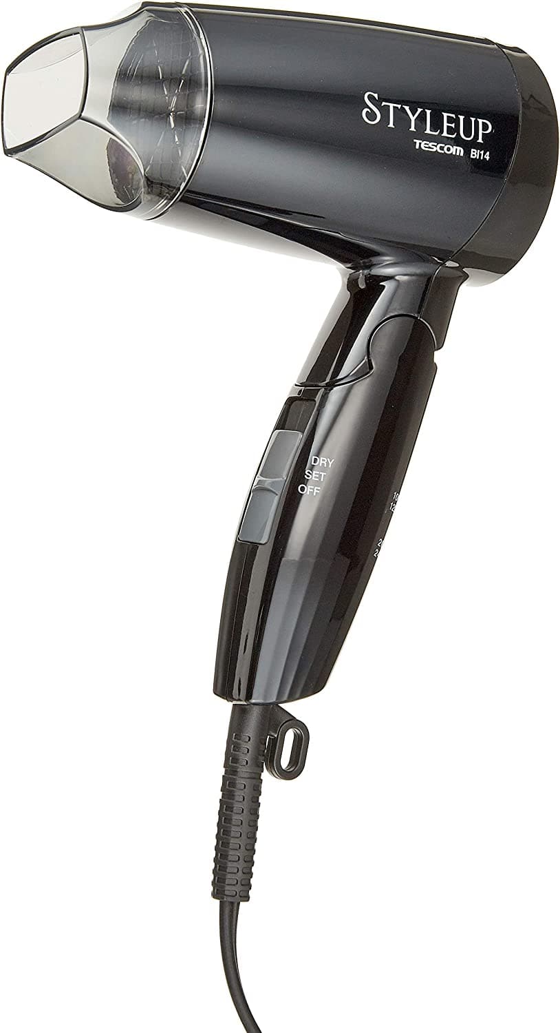 [New]TESCOM STYLEUP hair dryer Black BI14-K - BE FORWARD Store