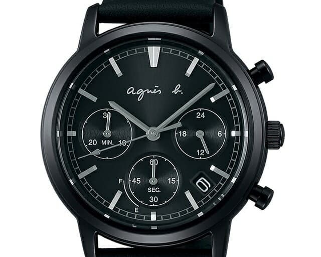 [New]agnes b/ agnes b. SAM/ Sam give love model 1,000 SOLAR Chronograph ...