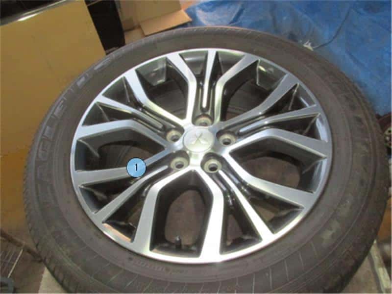 [Used]Tire&Wheel Assembly MITSUBISHI Outlander 2017 DBA-GF7W 4250D536 ...