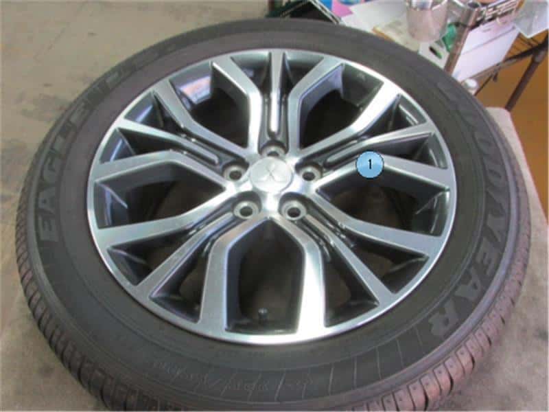 [Used]Tire&Wheel Assembly MITSUBISHI Outlander 2017 DBA-GF7W 4250D536 ...