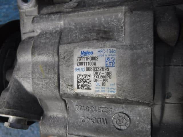 [Used]A/C Compressor SUBARU Exiga 2010 DBA-YA9 73111FG002 - BE FORWARD ...