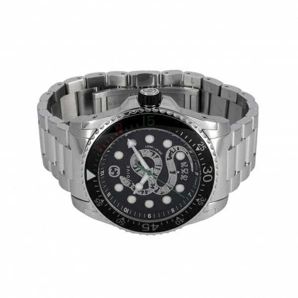[New]Gucci GUCCI YA136218 Black clockface mens - BE FORWARD Store
