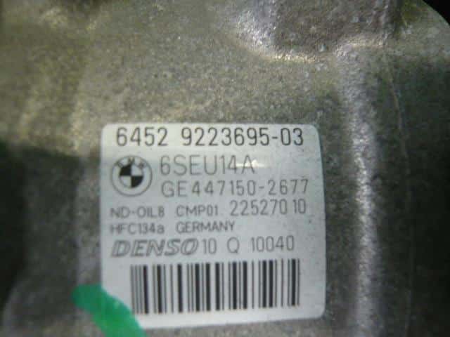 [Used]A/C Compressor BMW 3 Series 2014 LDA-3D20 64529223695 - BE ...