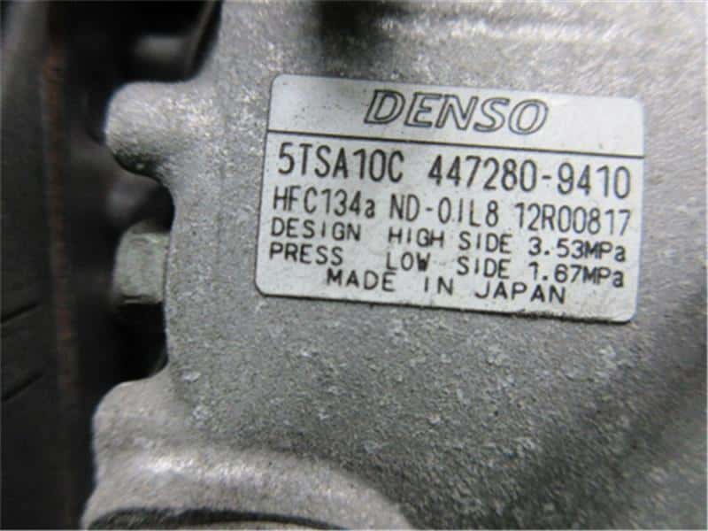[Used]A/C Compressor TOYOTA Vitz 2014 DBA-KSP130 8832052450 - BE ...