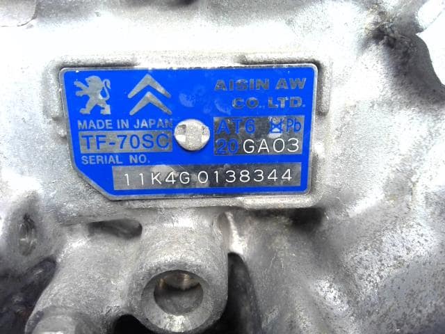[Used]Automatic Transmission PEUGEOT 3008 2012 ABA-T85F02 9664134780 ...
