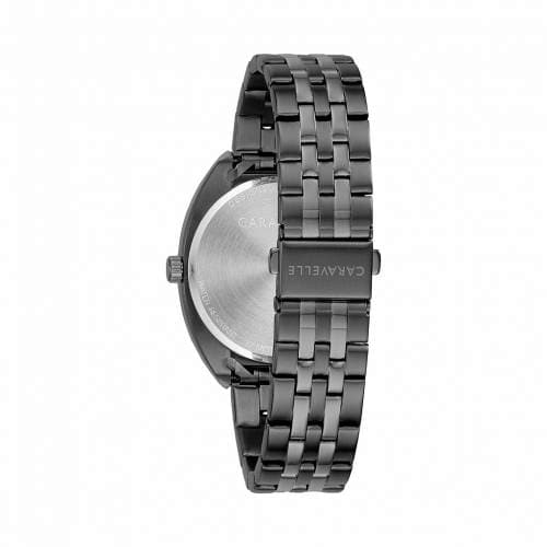 [New]Stainless silver steel clock gray gray gray WATCH GRAY CARAVELLE ...