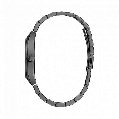 [New]Stainless silver steel clock gray gray gray WATCH GRAY CARAVELLE ...