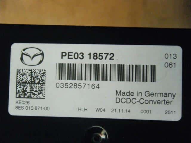[Used]Control Unit MAZDA Axela 2014 DBA-BM5FS P5E118572 - BE FORWARD ...