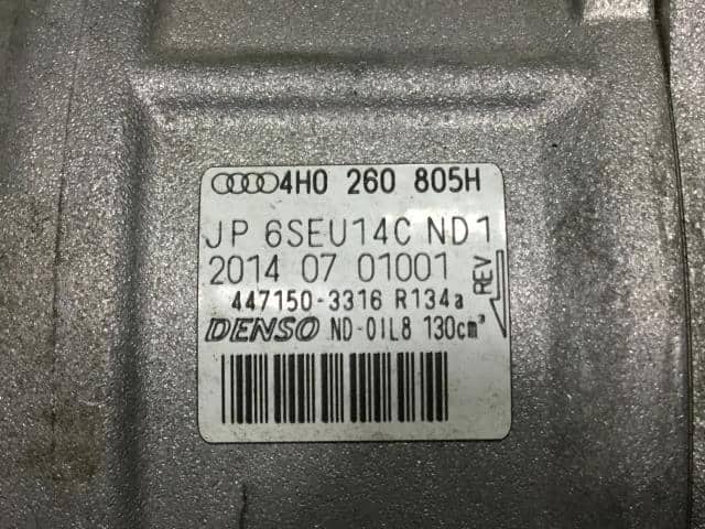 [Used]A/C Compressor AUDI Audi a8 2014 ABA-4HCTGF 4H0260805H - BE ...