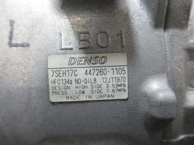 [Used]A/C Compressor TOYOTA Lexus gs 2008 DBA-URS190 8831050160 - BE ...