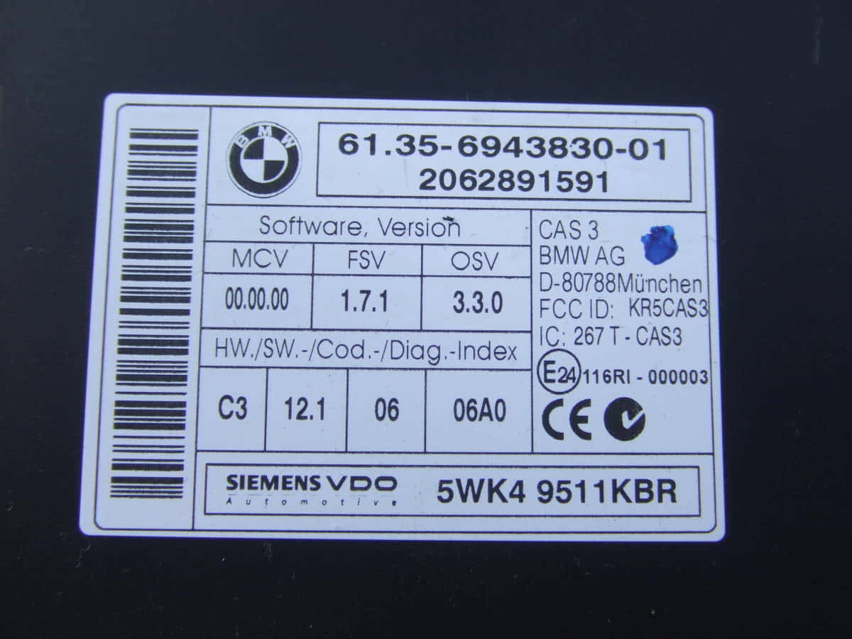 [Used]★ BMW 3 series E90 E91 DME control unit Engine Control Unit / ECU ...