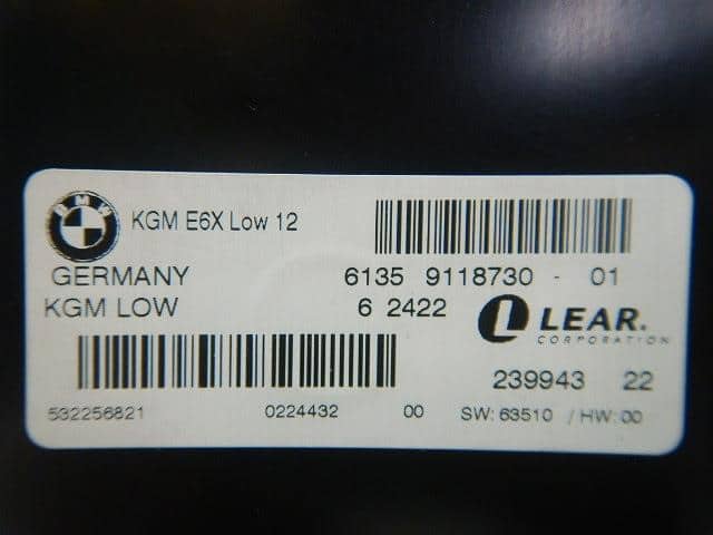 [Used]Control Unit BMW 5 Series 2006 ABA-NE25 61359176076 - BE FORWARD ...