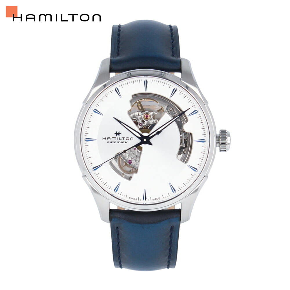 [New]! HAMILTON Hamilton Jazz master OPEN HEART AUTO open heart clock ...