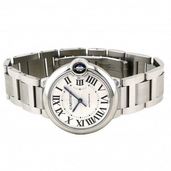 [New]Cartier Cartier baron blue do Cartier 36MM W6920046 Silver ...