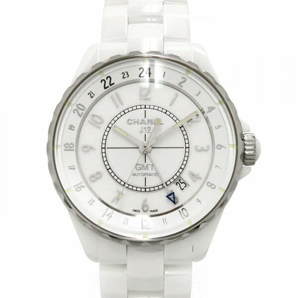 [New]Chanel CHANEL J12 38 GMT H3103 white clockface mens - BE FORWARD Store