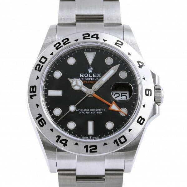 [New]ROLEX ROLEX Explorer II 226570 Black clockface mens - BE FORWARD Store