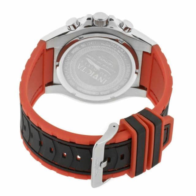 [New]PRO pro Invicta 12411 Hombres pro Diver Plata Esfera Rojo & Negro ...