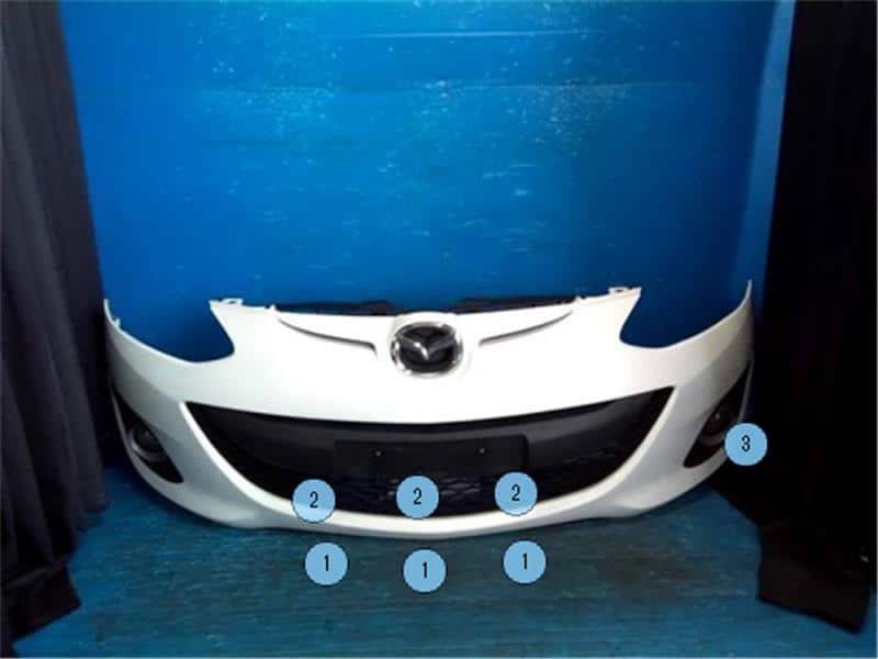 [Used]Front Bumper MAZDA Demio 2013 DBA-DEJFS - BE FORWARD Auto Parts