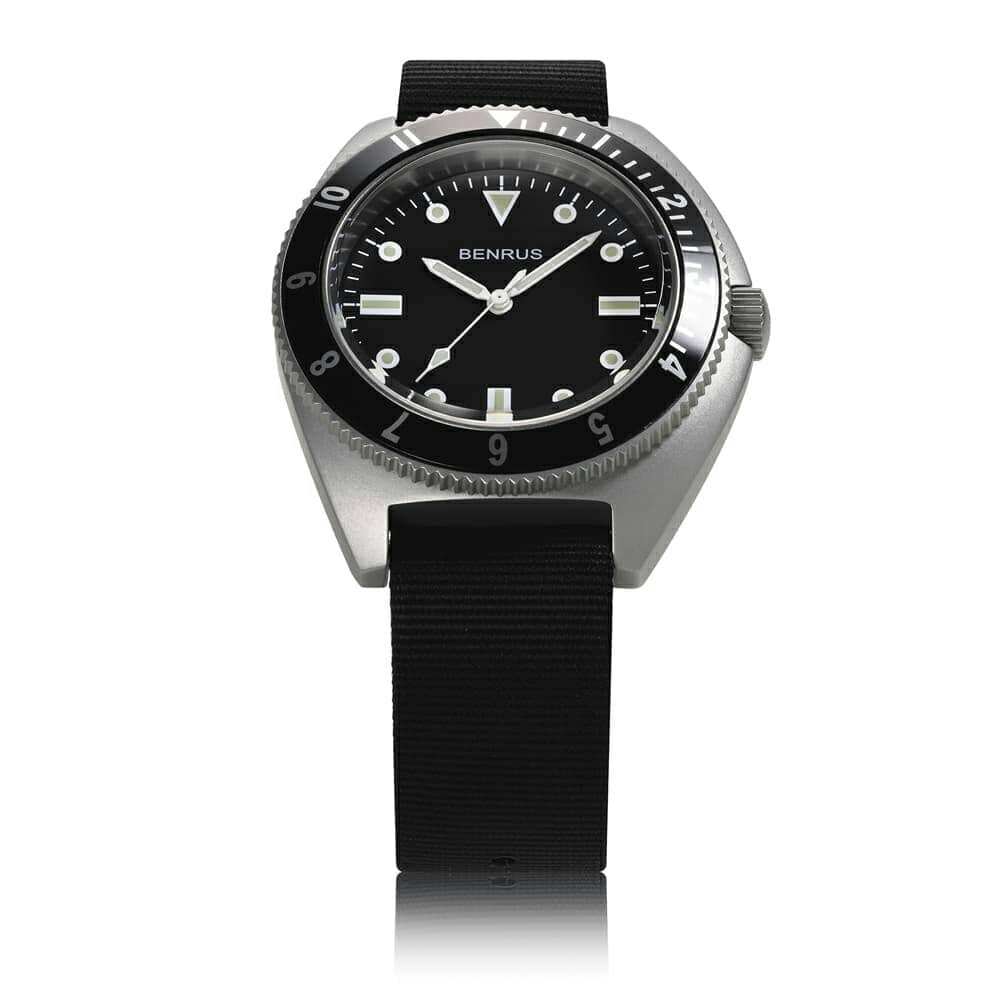 [New]Benrus BENRUS mens TYPE-I SILVER Silver reproduction model - BE ...