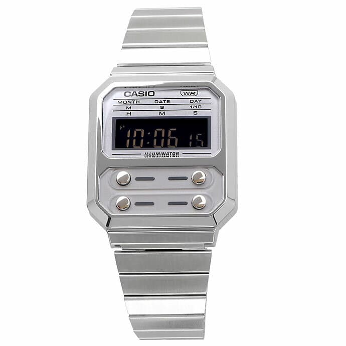 [New]CASIO Casio clock CASIO Casio F-100 reproduction model digital ...