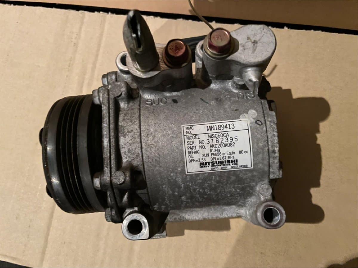 [Used]2005 H81W ek sports air-conditioner compressor MSC60CA 1204009 ...