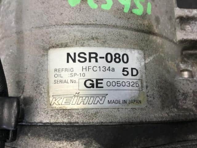 [Used]A/C Compressor HONDA Mobilio 2006 DBA-GB1 38810RFAJ02 - BE ...
