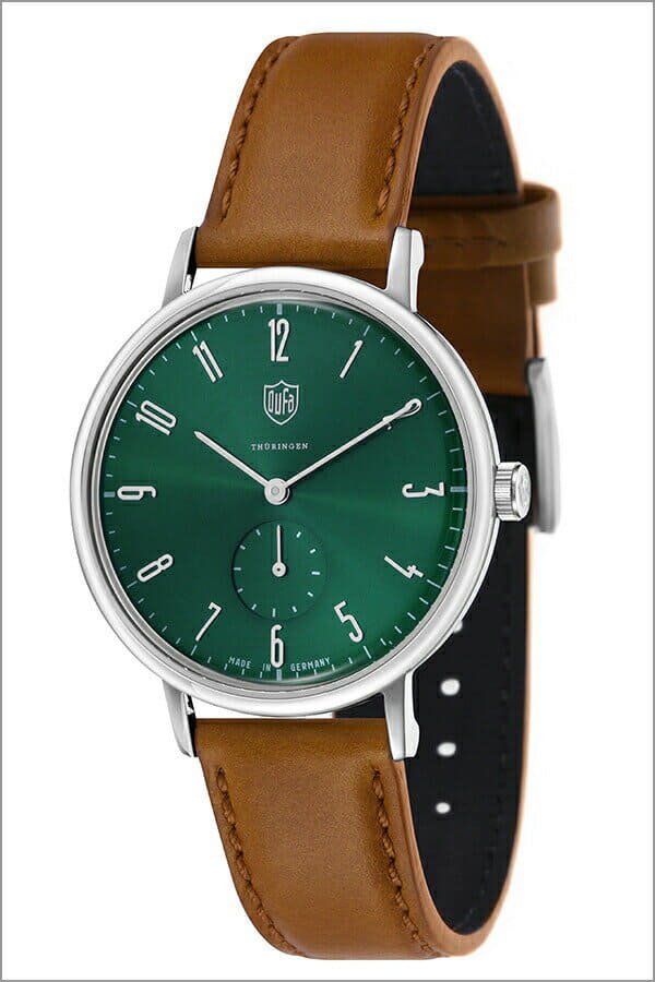 [New]duffa Gropius DUFA clock Gropius mens green DF-9001-0M German ...
