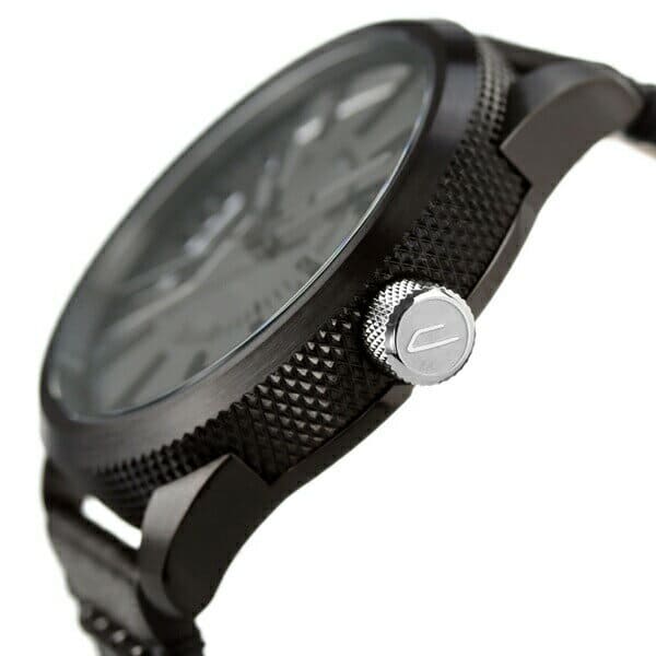[New]Diesel clock Rasp NSBB 46mm quartz mens DZ1963 DIESEL Silver X ...
