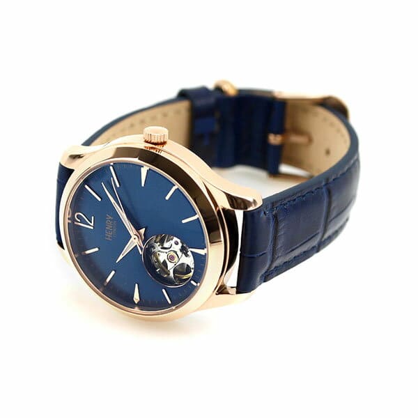[New]Henry London clock Knightsbridge 34mm open heart Automatic winding ...