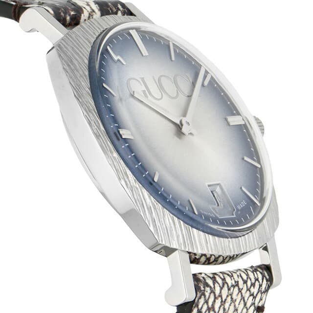 [New]Gucci clock GUCCI 152 quartz mens Ladies GUCCI YA152401 blue white ...