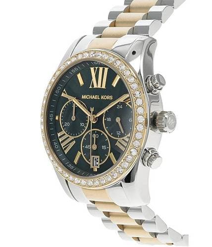 [New]fob watch MK7303 - Lexington Lux Chronograph Stainless Steel Watch ...