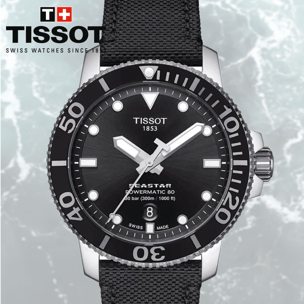 [New]TISSOT clock TISSOT mens SEASTAR 1000 AUTOMATIC SILICIUM T120.407 ...