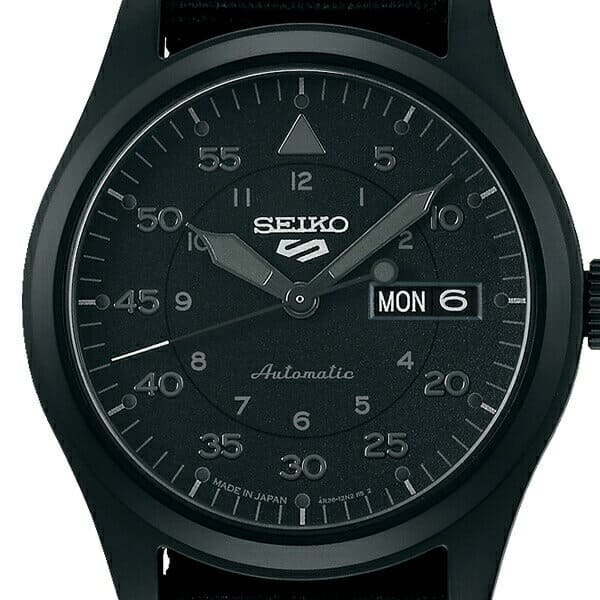 [New]SEIKO 5 STEALTH BLACK stealth bomber Black SBSA167 mens Mechanical ...