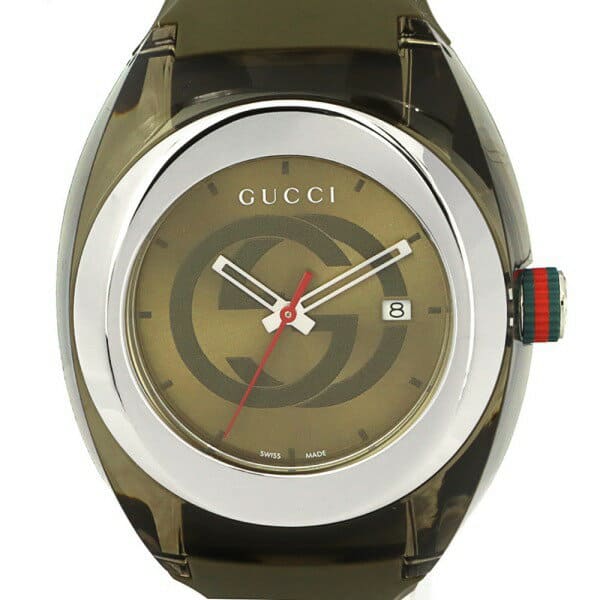 [New]It is Gucci GUCCI mens SYNC Gucci sink 46mm green system YA137106 ...