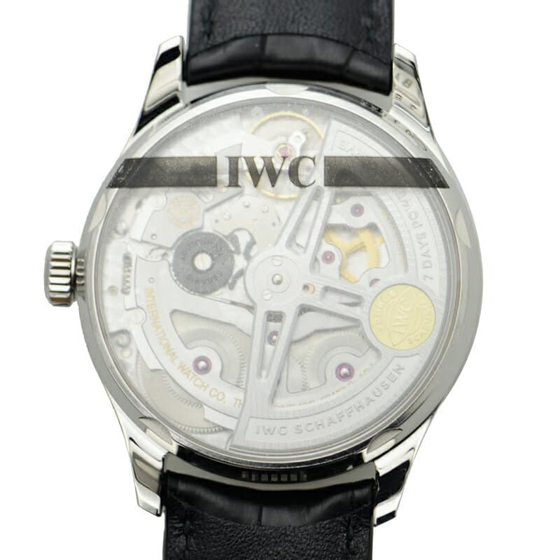 [New]IWC porutogizesutenresusuchiru & Silver Automatic winding IW500705 ...