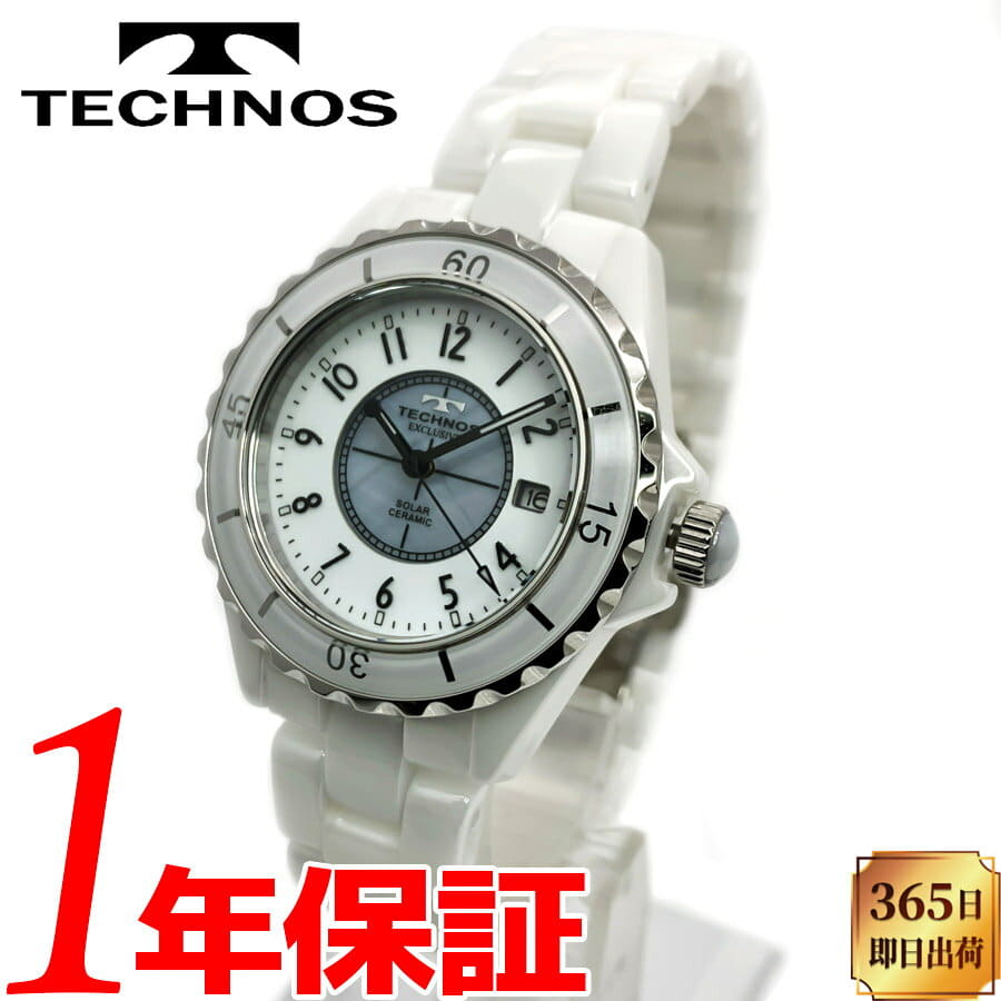 [New]TECHNOS TECHNOS EXCLUSIVE exclusive Ladies solar 3 standard atmosphere waterproofing ...