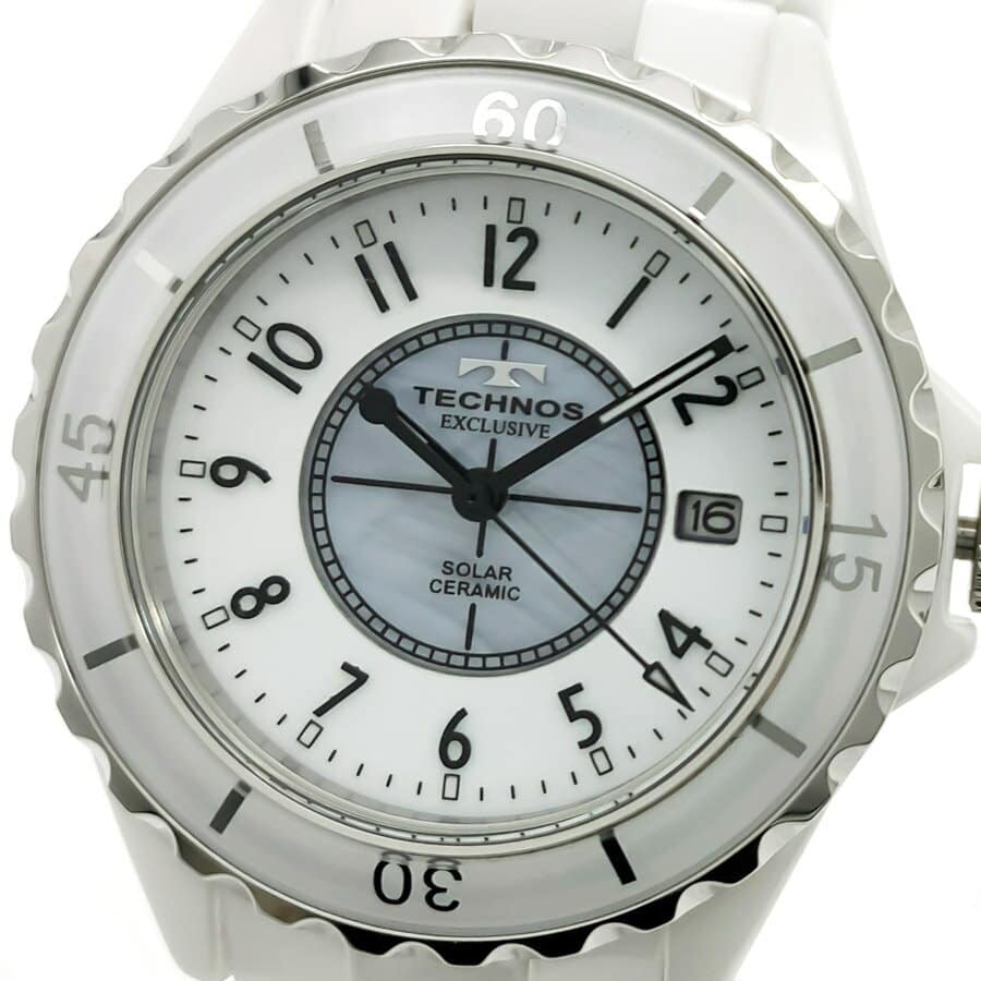 [New]TECHNOS TECHNOS EXCLUSIVE exclusive Ladies solar 3 standard atmosphere waterproofing ...