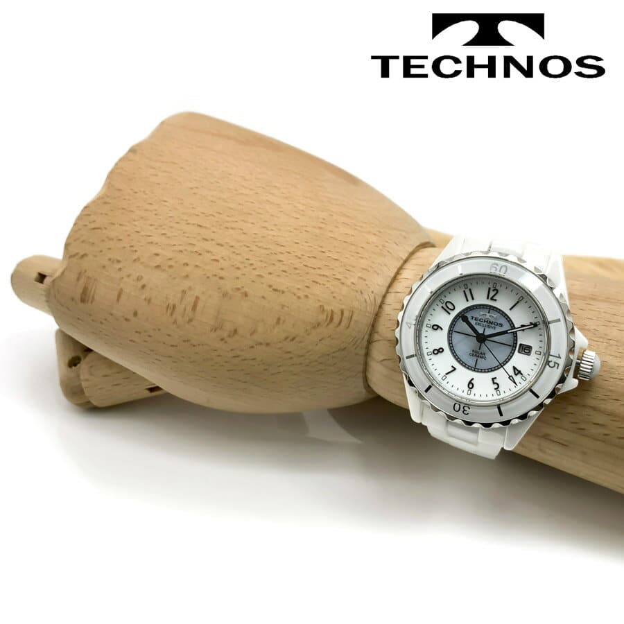 [New]TECHNOS TECHNOS EXCLUSIVE exclusive Ladies solar 3 standard atmosphere waterproofing ...