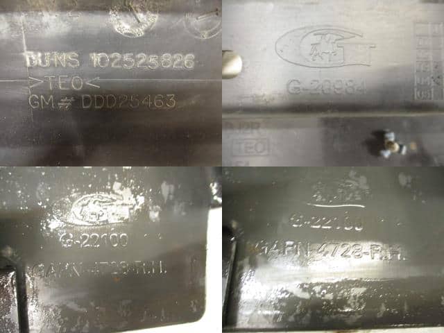 [Used]Rear Bumper Assembly GM Chevrolet trailblazer 2005 GH-T370V DUNS ...