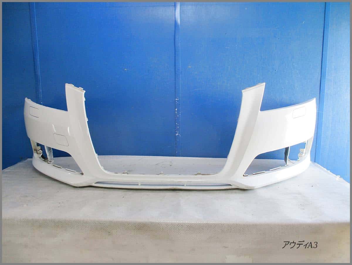 [Used]Audi A3 Genuine Front bumper 8P0 807 437 WHITE - BE FORWARD Auto ...