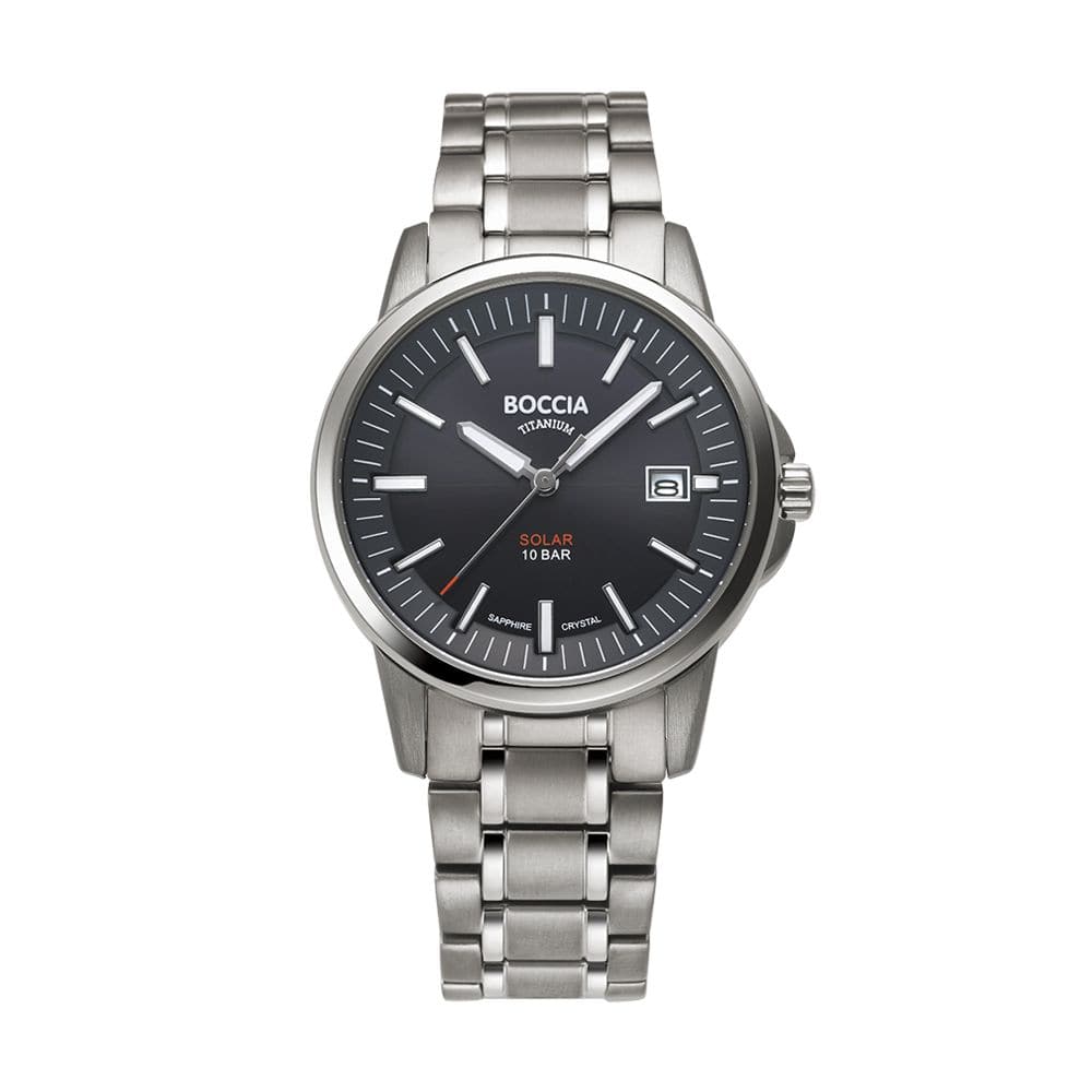 [New]botchiasora BOCCIA TITANIUM Classic Collection 3643-04 mens clock ...