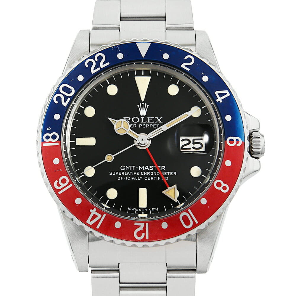 [New]up to 30,000 yen & ROLEX GMT master red blue bezel 1675 58th mens ...