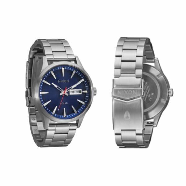 [New]NIXON Nixon Sentry Solar Stainless Steel Sentry solar mens Ladies ...