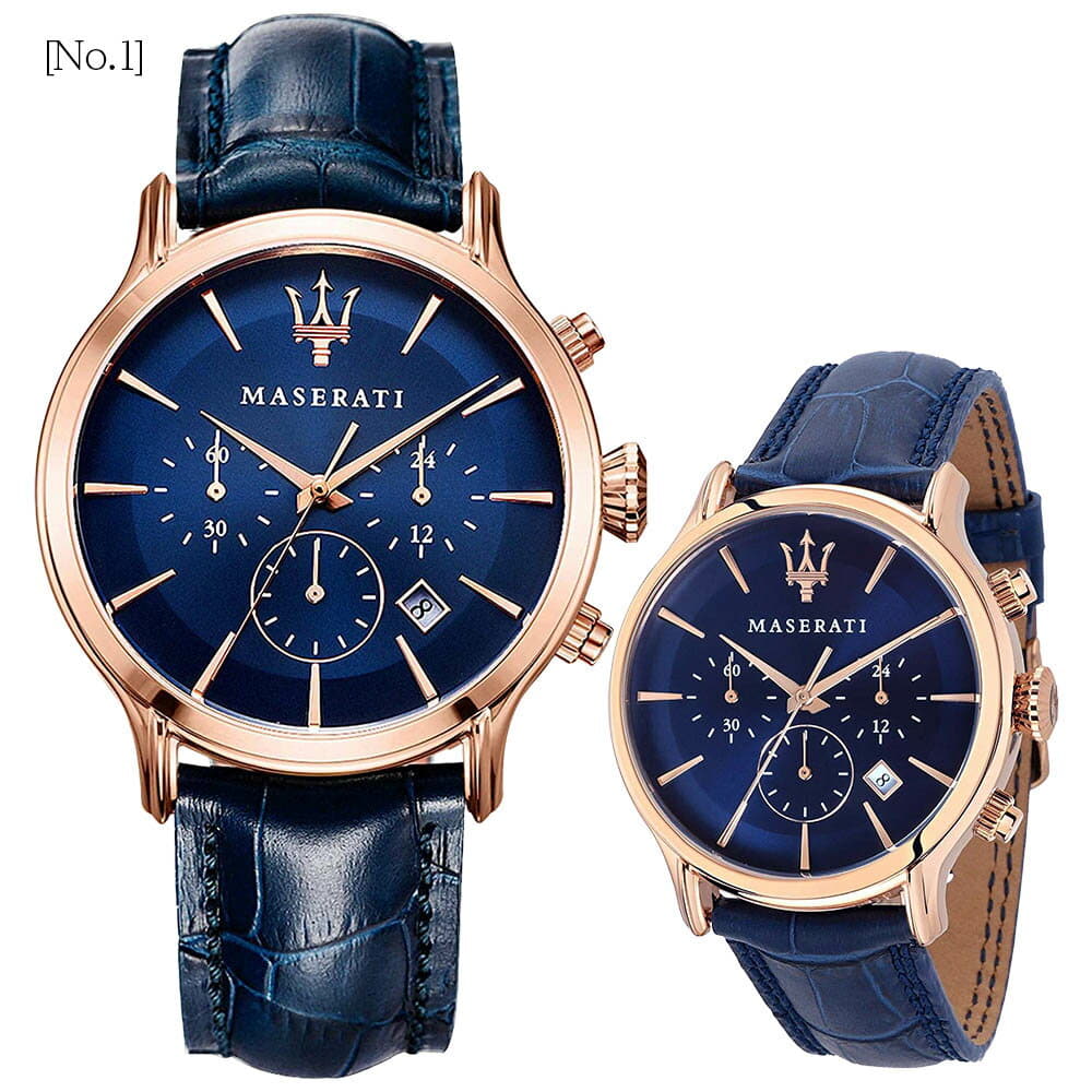 [New]Maserati MASERATI mens epoka EPOCA Chronograph quartz Rose Gold ...
