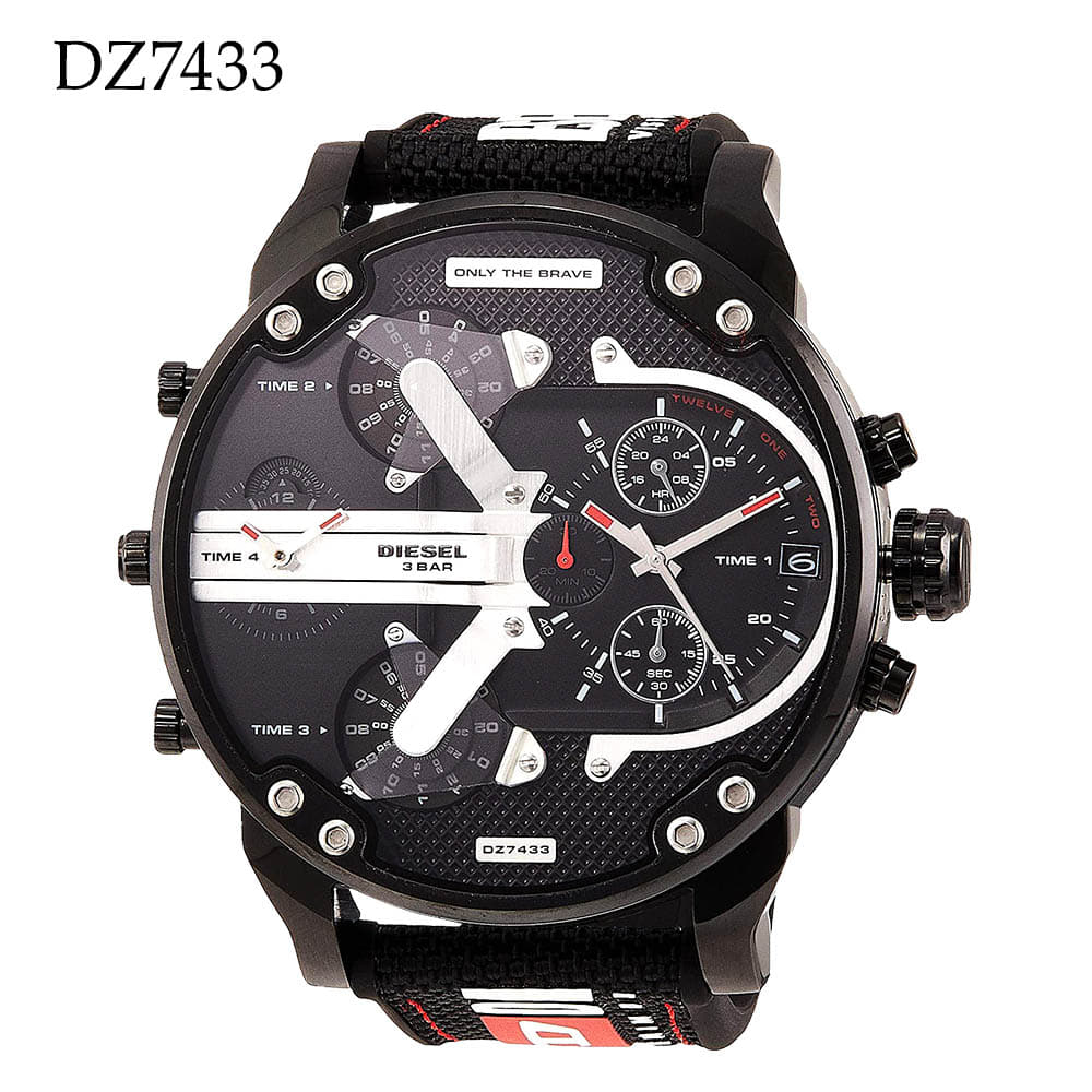 [New]DIESEL diesel clock mens quartz 3 standard atmosphere ...