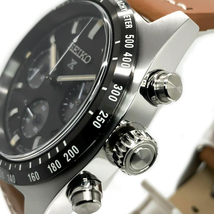 [New]our store oil leather belt attached to the SEIKO genuine spare ...