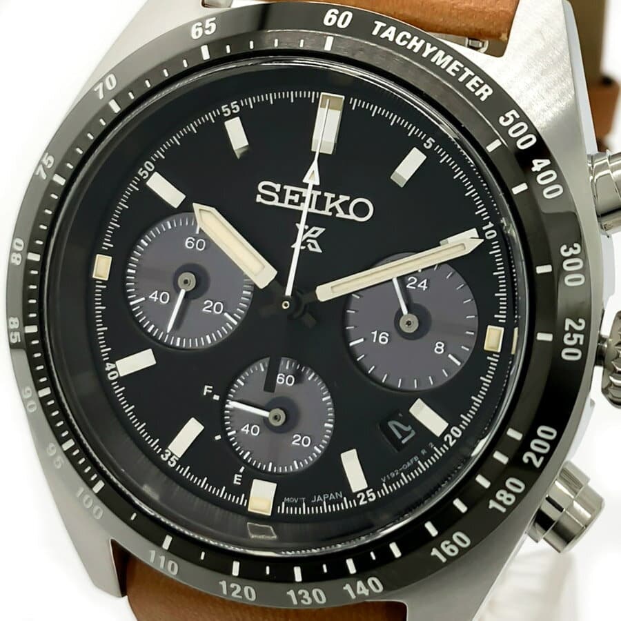 [New]our store oil leather belt attached to the SEIKO genuine spare ...