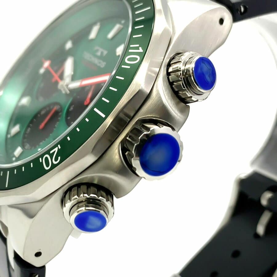 [New]is all article TECHNOS TECHNOS mens Quartz watch round 5 bar water resistant calendar ...