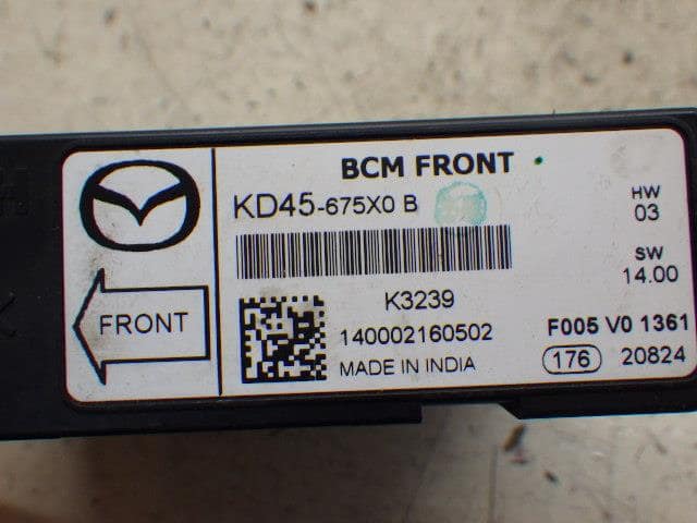 [Used]Fuse Box MAZDA CX-5 2012 LDA-KE2FW KD45675X0D - BE FORWARD Auto Parts