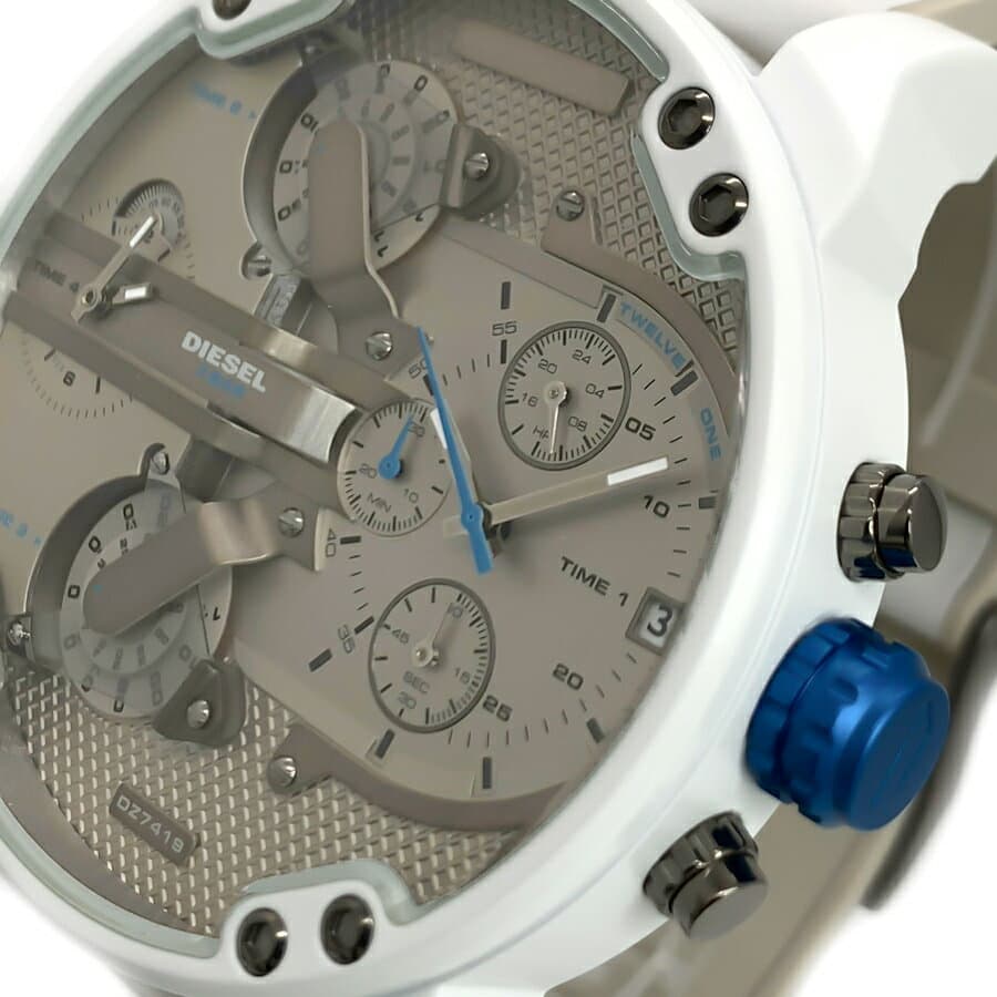 [New]DIESEL diesel DZ7419 Mr Daddy 2.0 Mr. Daddy leather mens clock 10 ...